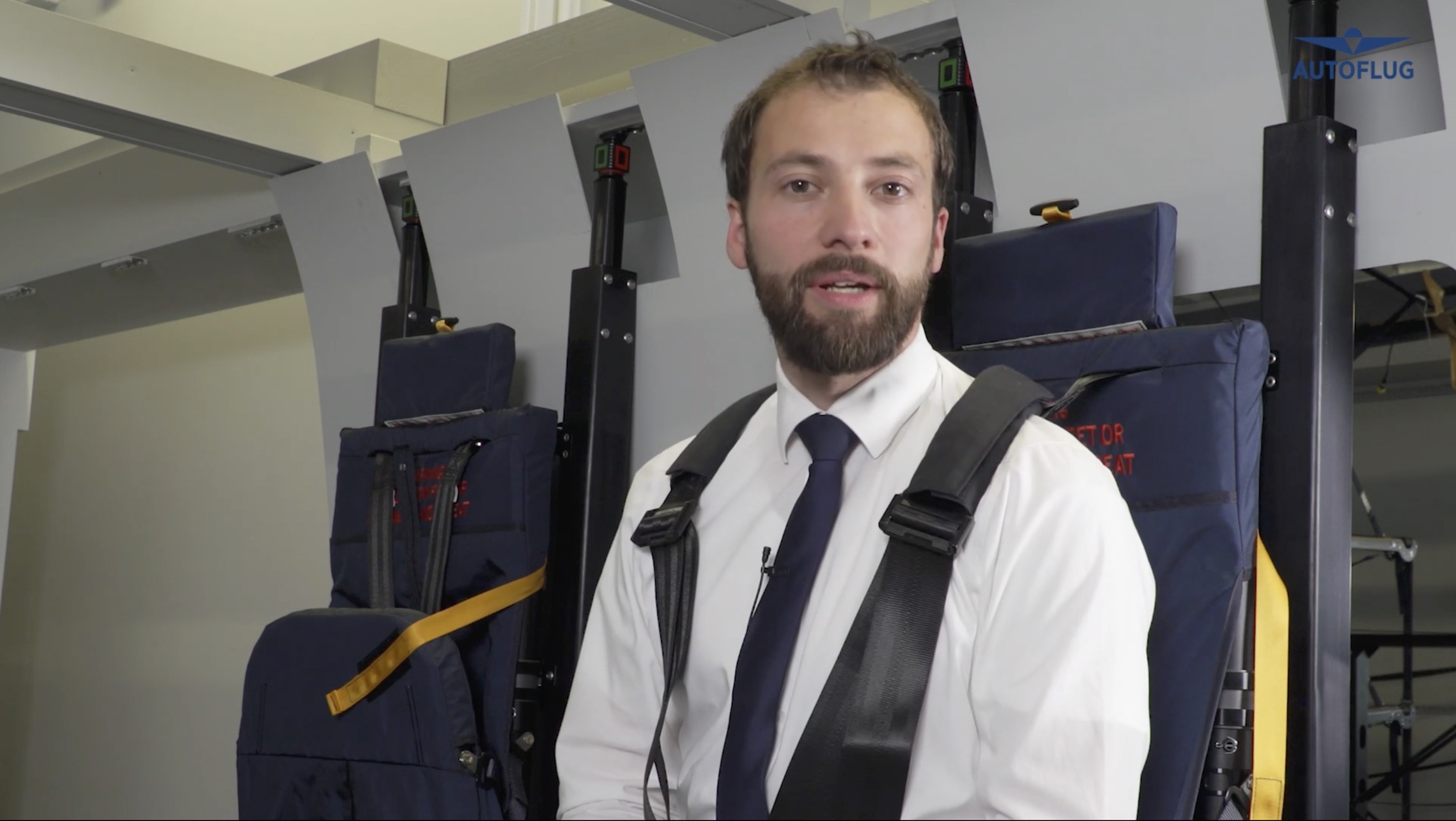 Modular crashworthy seating system for transport helicopter - AUTOFLUG